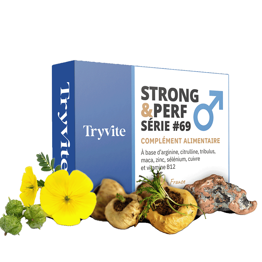 TRYVITE :Strong & Perf - Performance Ultime pour Hommes
