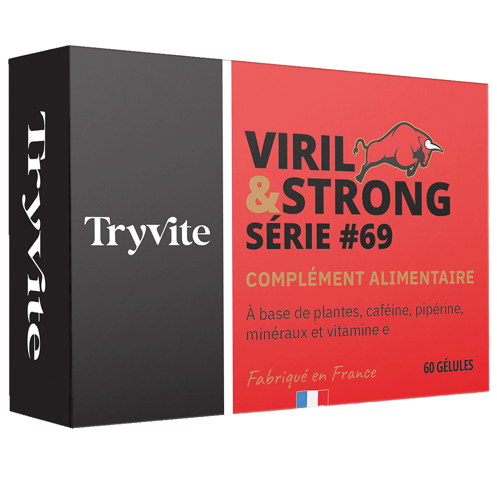 TRYVITE : Viril & Strong - La Formule Ultime pour Hommes Actifs