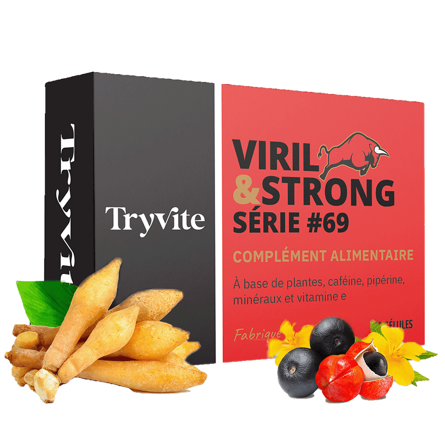 TRYVITE : Viril & Strong - La Formule Ultime pour Hommes Actifs